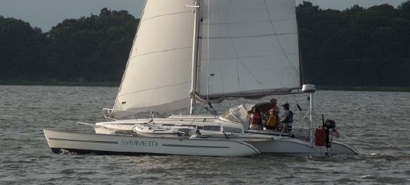 Sold Catamaran-1994 DRAGONFLY 1000 Swing Wing-Vessel Summary